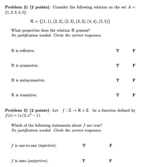Solved Problem Points Consider The Following Chegg Com