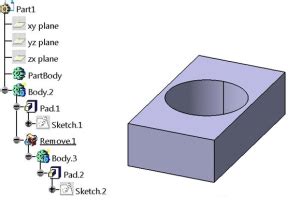 Boolean Operations In CATIA CAD Com Boolean Operations In CATIA CAD Com