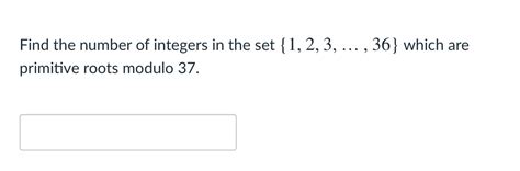 Solved Find The Number Of Integers In The Set {1 2 3