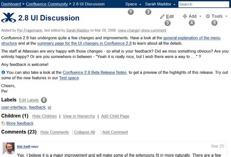 Confluence Screen And Menu Changes Confluence Data Center And Server Atlassian