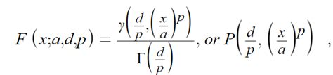 Generalized Gamma Distribution Statistics How To