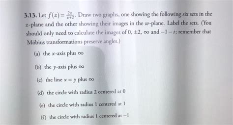 Solved 3 14 Draw Two Graphs One Showing The Following Six Chegg Com