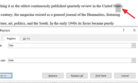 How To Find And Replace Text In Microsoft Word