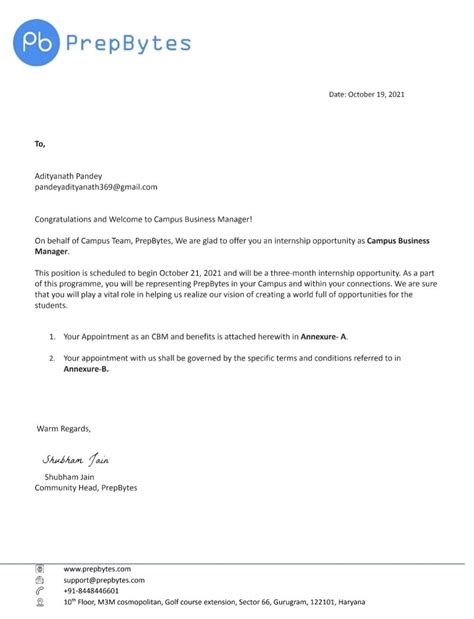 Adityanath Pandey On Linkedin Thankyou Prepbytes For Selecting As