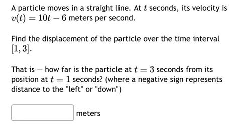 solved a particle moves in a straight line at t seconds