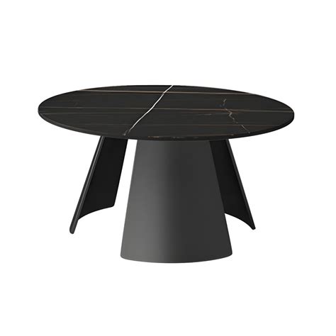 Modern Slate Coffee Table Round Bunching Coffee Table Sets For Living Room 275l X 275w X
