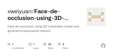 Github Xweiyuan Face De Occlusion Using D Morphable Model And Generative Adversarial Network