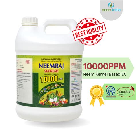 Neemraj 10000ppm Liquid Neem Oil 10000 Ppm Azadirachtin Ec At ₹ 11200