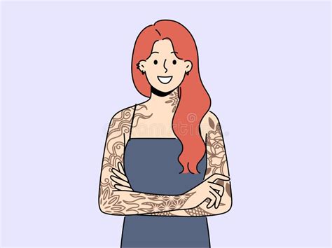 Tattooed Redhead Stock Illustrations Tattooed Redhead Stock Illustrations Vectors
