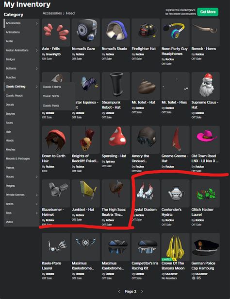 Roblox Bundles Items Are Moved Up In The Inventory Catalog Asset Bugs Developer Forum Roblox
