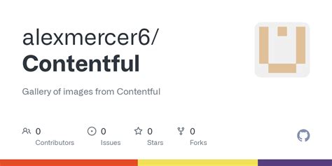 Github Alexmercer6contentful Gallery Of Images From Contentful