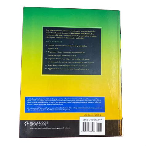 Precalculus With Limits Textbook