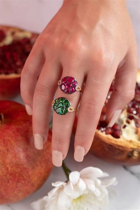 Rose Gold Ruby And Diamond Ring W Salamoon And Sons Jewellery London