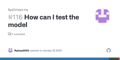 how can i test the model · issue 116 · syscv sam hq · github