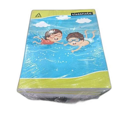 Printed Laminated Paper Hard Bound Classmate Notebook Packaging Size