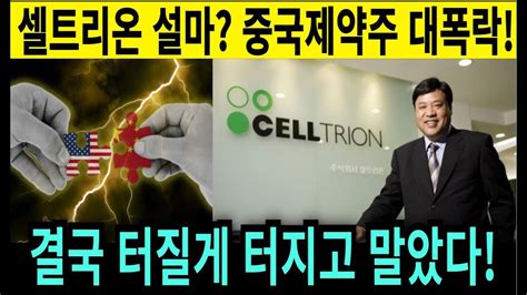 셀트리온 주가전망 드디어 시작 입니다 준비하세요 Youtube