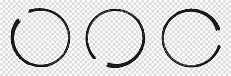 마커가 있는 원형 낙서 스케치 원형 프레임 세트입니다 컬렉션 손으로 그린 둥근 모양입니다 투명한 배경에 벡터 그림입니다 개체 그룹에 대한 스톡 벡터 아트 및 기타 이미지
