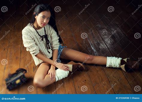 Giovane Donna Giapponese Fotografia Stock Immagine Di Umano