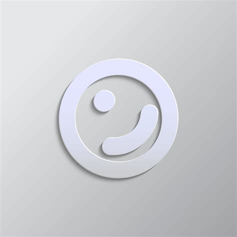 Cell Biology Icon Paper Style Grey Color Vector Background Paper