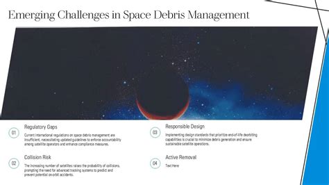 Emerging Challenges In Space Debris Management Space Debris Mitigation Ppt Example St Ai Ss Ppt