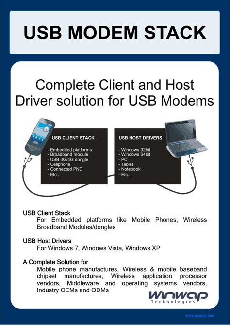 Pdf Usb Client Stack Usb Host Drivers Usb Modem Stack Dokumentips