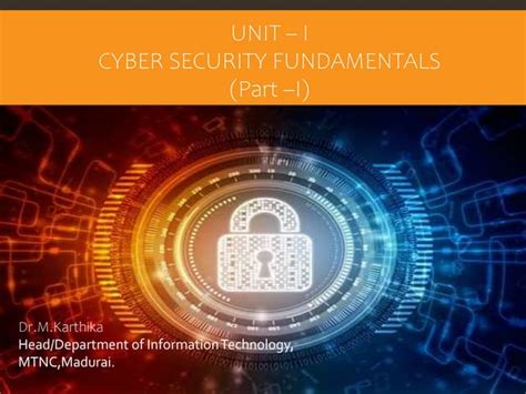 Unit I Cyber Security Fundamentals Part 1pptx Internet Safety