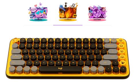 Клавіатура Logitech POP Keys Wireless Mechanical Keyboard Emoji Keys ...