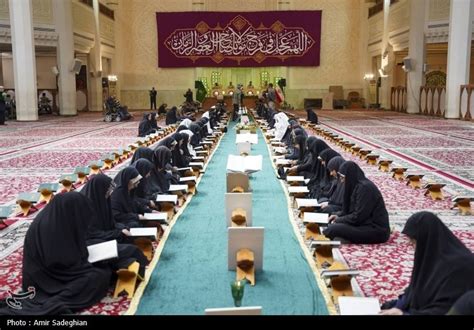 آیین جزخوانی قرآن کریم در حرم مطهر حضرت شاهچراغ ع عکس خبری تسنیم