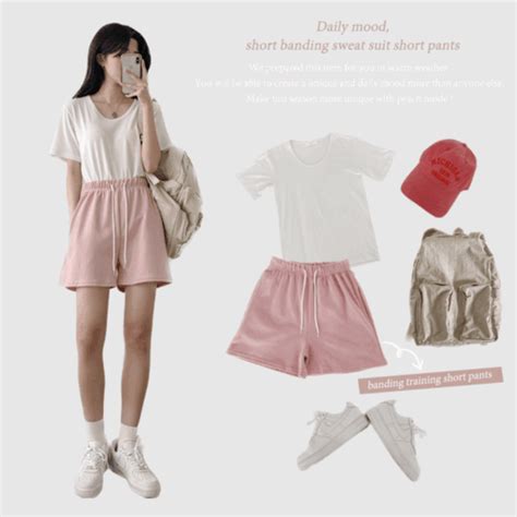 흠뻑쇼워터밤페스티벌파란바지 휘뚜루~ 데일리 3부 밴딩 트레이닝 숏 팬츠12color