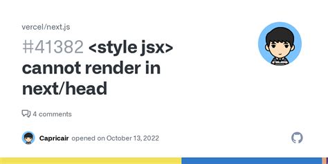 Cannot Render In Nexthead · Issue 41382 · Vercelnextjs · Github