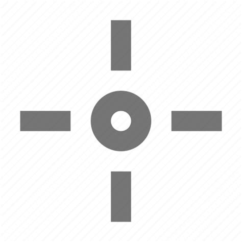 Center Cursor Focus Move Navigation Pointer Target Icon