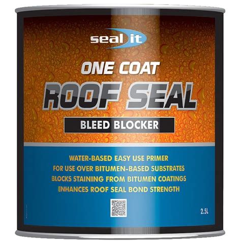 Seal It Roof Seal Liquid Roof Coating Bitumen Bleed Blocker Primer 25l