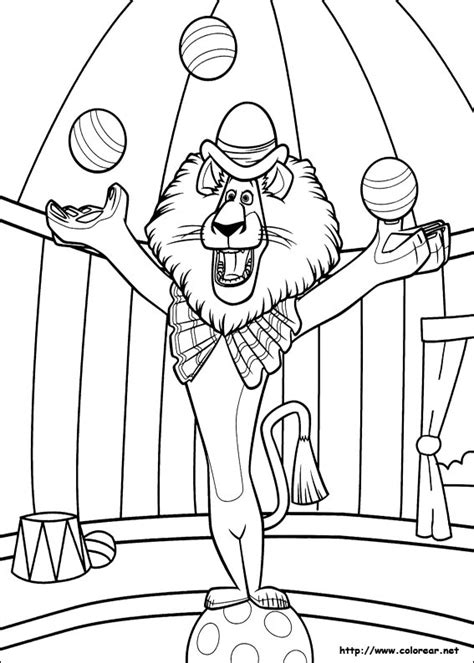 Dibujos Para Colorear De Madagascar 3