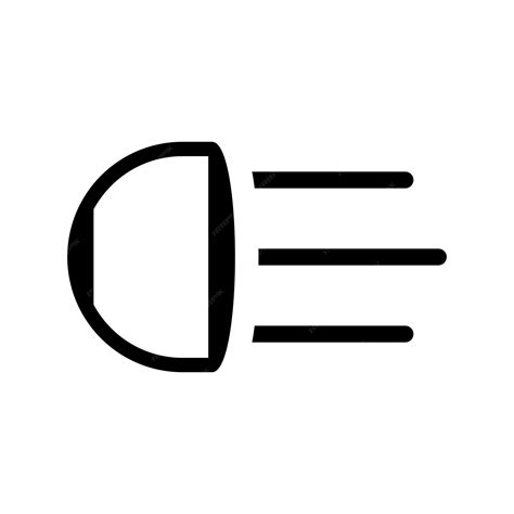 Premium Vector Car Light Icon Vector Illustration Symbol Template