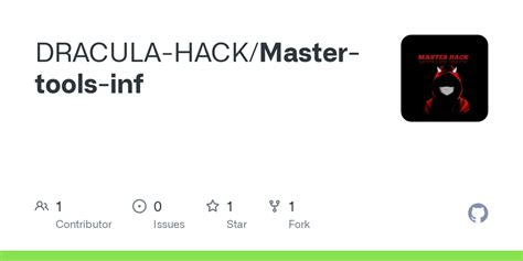 GitHub DRACULA HACK Master Tools Inf