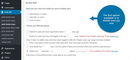 how to bulk delete users in wordpress according to their roles greengeeks