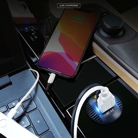 V V QC Usb W Type C Pd Snelle Autolader V Grandado