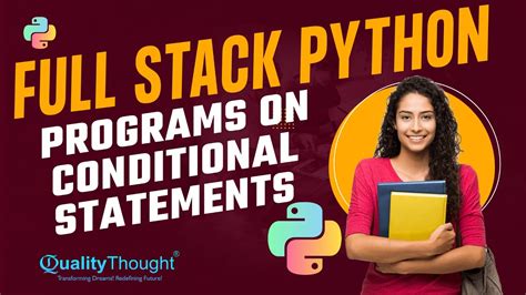 programs on conditional statements introduction to python python