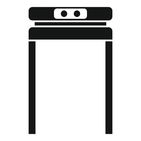 Metal Detector Gate Scanning For Weapons In Airport 48290631 Vector Art At Vecteezy