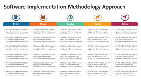 Software Implementation Methodology Template Archives
