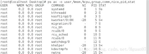 linux中的进程查看与管理 ps ax o 查不到进程 csdn博客
