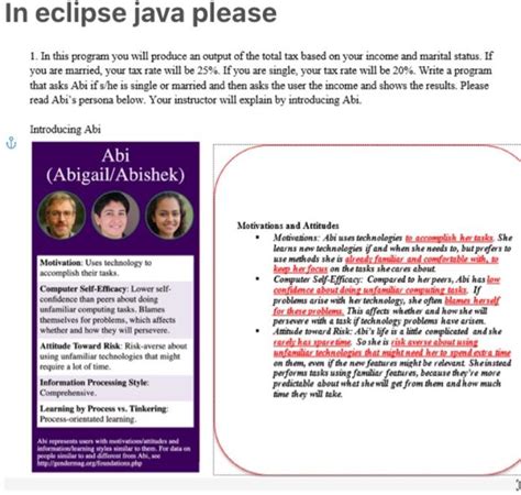 Solved In Eclipse Java Please 1 In This Program You Will