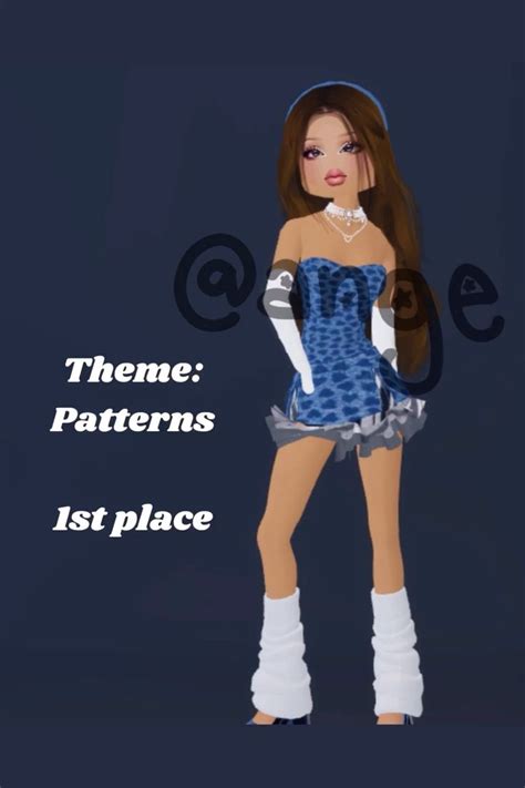 Dti Patterns Theme In 2024 Dress To Impress Dress Impress