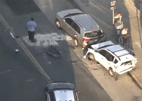 High Speed Police Chase Ends In Multi Car Crash Informing News