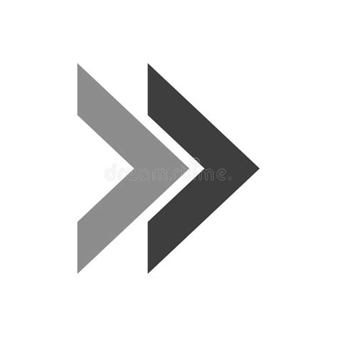 Arrow Icon On A White Background Stock Vector Illustration Of Digital Vector 309950462