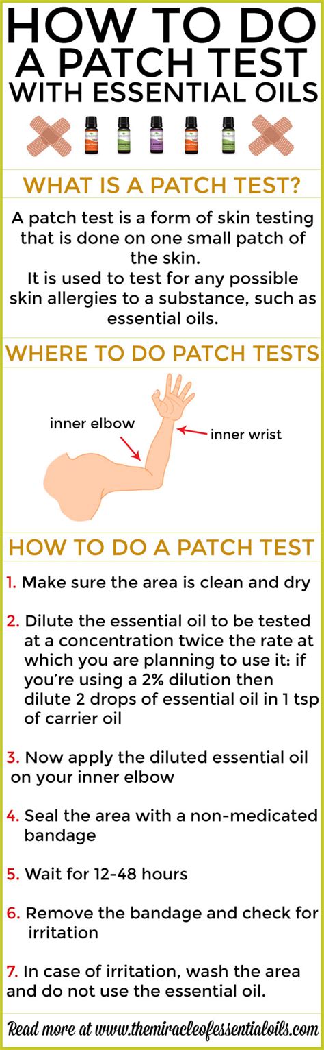 How To Perform A Patch Test The Miracle Of Essential Oils