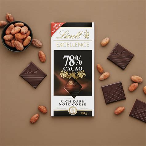 Lindt Excellence Dark 78 Cacao 100g Mfd Group