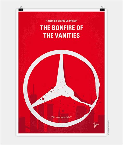 No955 My The Bonfire Of The Vanities Minimal Movie Poster Chungkong