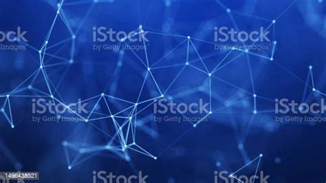 추상적인 디지털 연결 점 기술 배경 네트워크 연결 구조 신경총 효과 3d 0명에 대한 스톡 사진 및 기타 이미지 0명 3차원 형태 가상현실 Istock