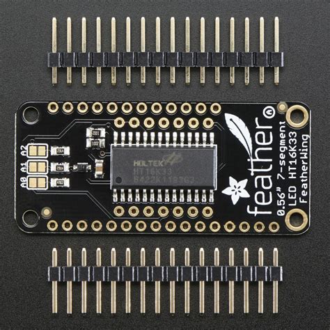 Adafruit 4 Digit 7 Segment Led Matrix Display Featherwing Blue